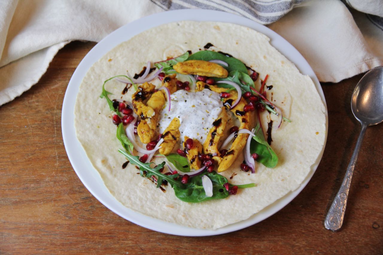 Chicken Wraps persian style - Labsalliebe