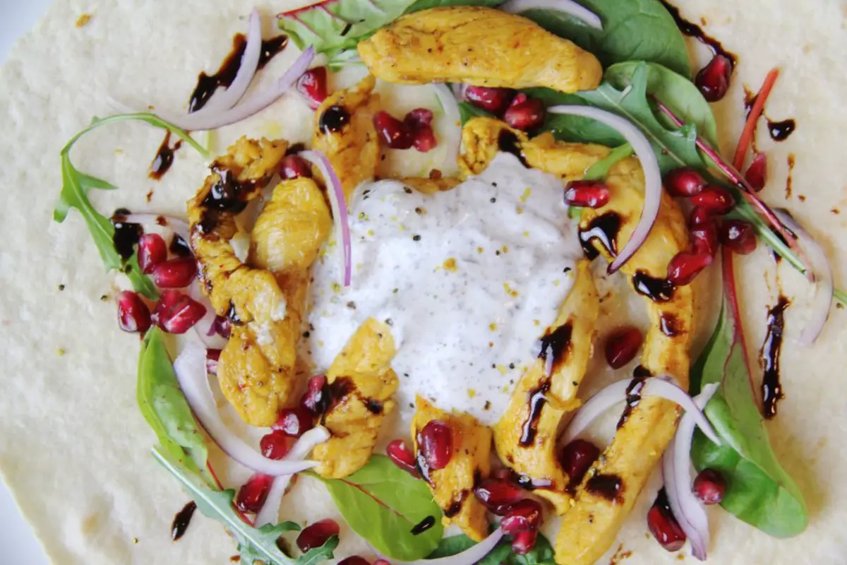 Chicken Wraps persian style - Labsalliebe