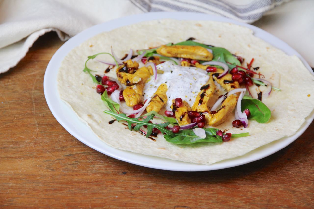 Chicken Wraps persian style - Labsalliebe