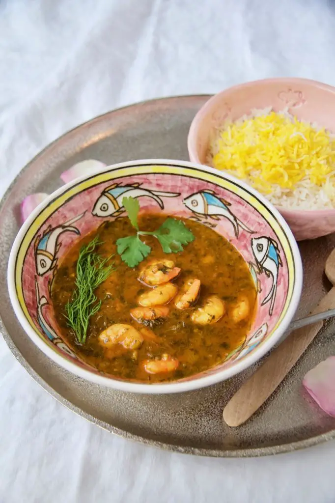 Ghalieh Meygoo - Persian Shrimp in a Tamarind and Cilantro Sauce ...