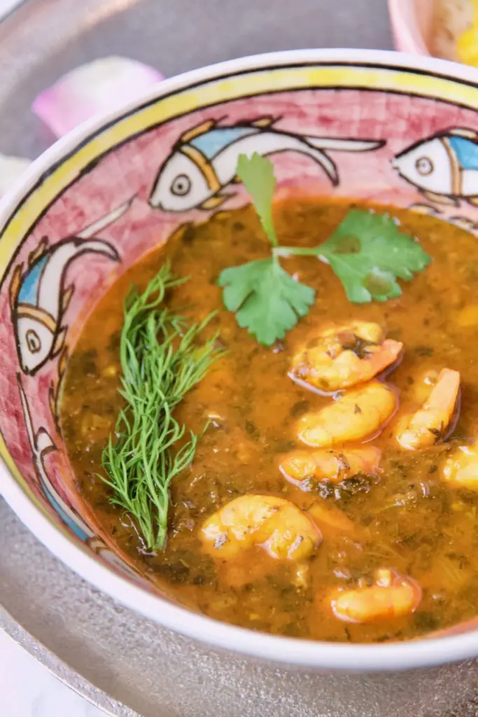 Ghalieh Meygoo - Persian Shrimp in a Tamarind and Cilantro Sauce ...