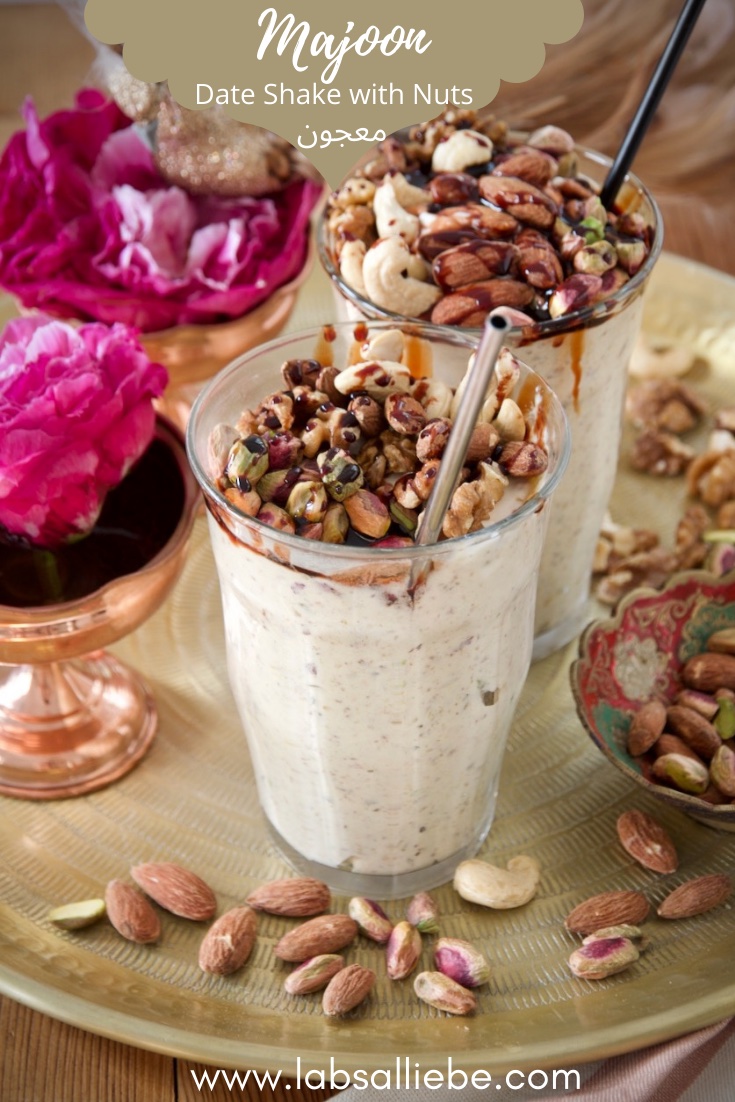 Majoon - Date Ice Cream Shake with Nuts معجون - Labsalliebe