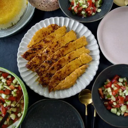 Kabab Tabei Morgh - Easy Pan Chicken Kebab کباب تابه ای مرغ - Labsalliebe