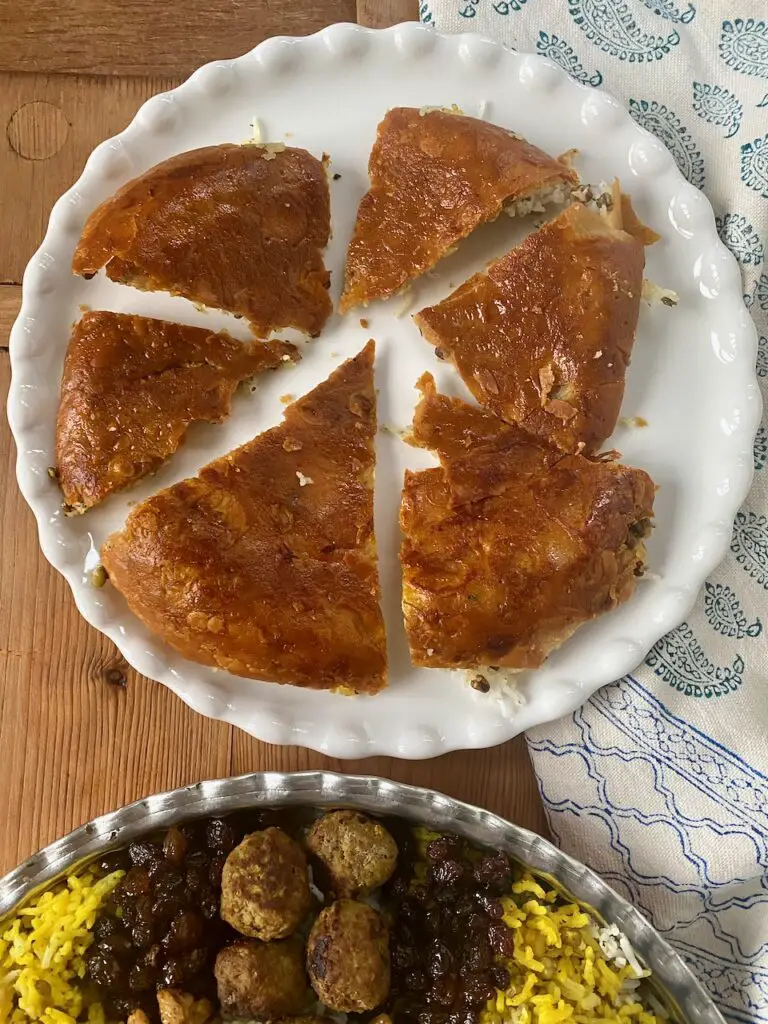 Mash polo - Rice with Mung Beans and Meatballs ماش پلو - Labsalliebe