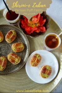 Shirini-e Zaban - Persian Puff Pastry شیرینی زبان - Labsalliebe