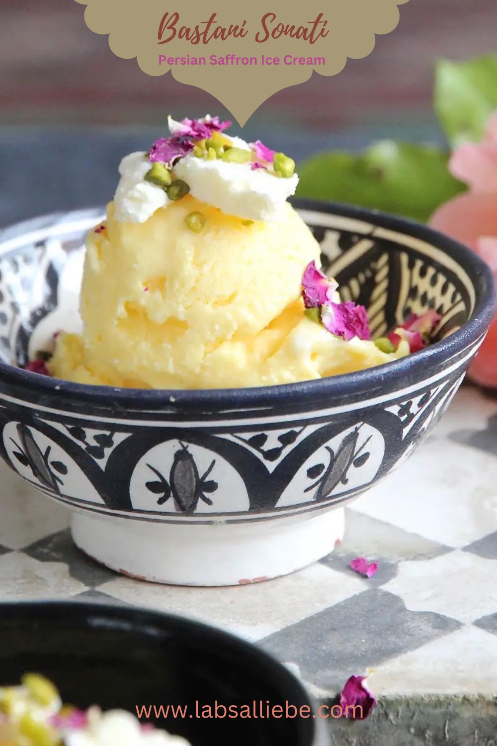 Bastani Sonati - Persian Saffron Ice Cream - Labsalliebe