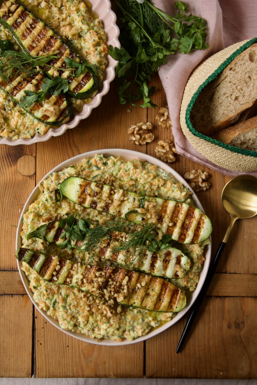 Borani Kadoo - Zucchini Yogurt Dip بورانی کدو - Labsalliebe