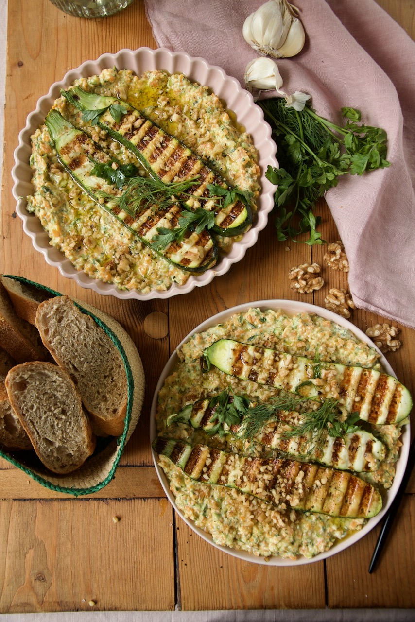 Borani Kadoo - Zucchini Yogurt Dip بورانی کدو - Labsalliebe