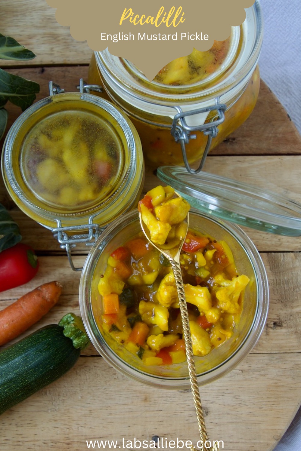 Piccalilli - English Mustard Pickle - Labsalliebe