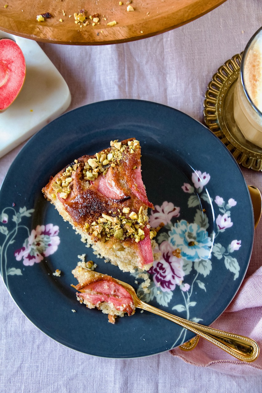 Cake Sib - Persian Apple Cake with Pistachios کیک سیب - Labsalliebe