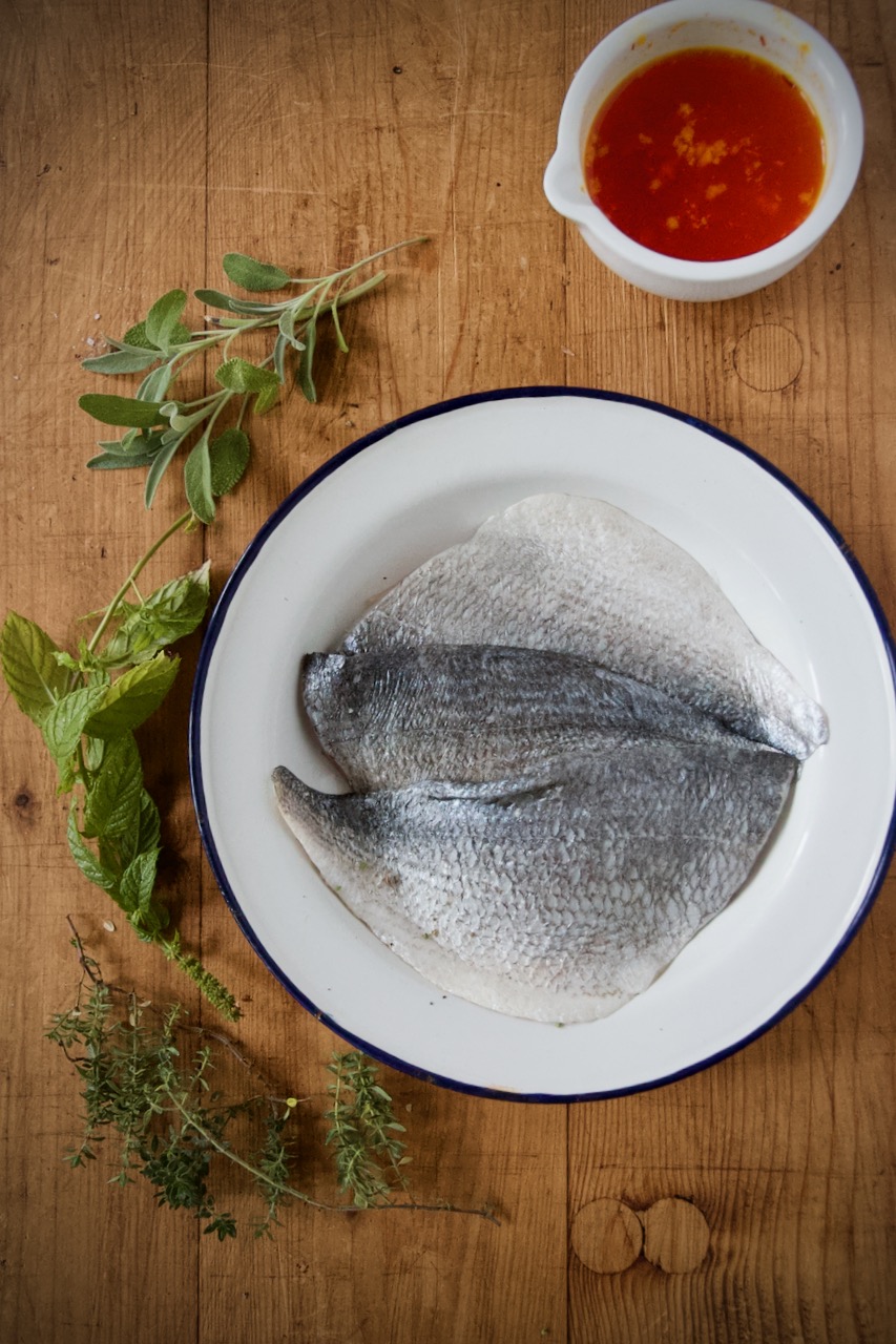 Mahi Zaferani - Sea Bream Fillet in Saffron ماهی زعفرانی - Labsalliebe