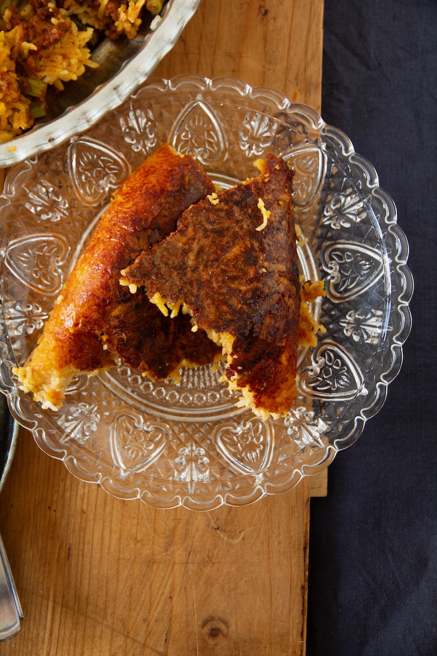 Loobia Polo – Persian Rice with Green Beans and Ground Meat لوبیا پلو ...