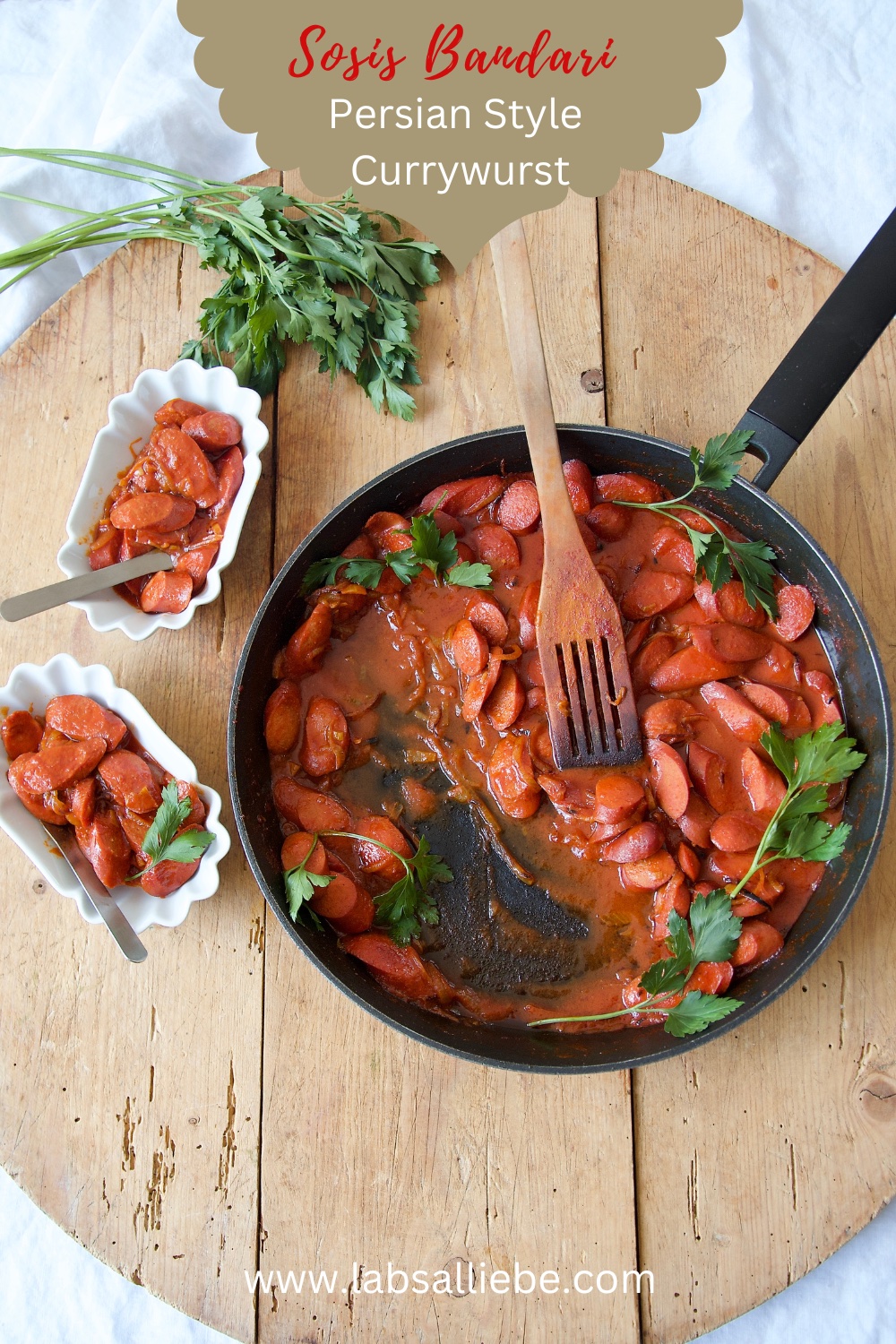 Sosis Bandari - Persian Style Currywurst - Labsalliebe