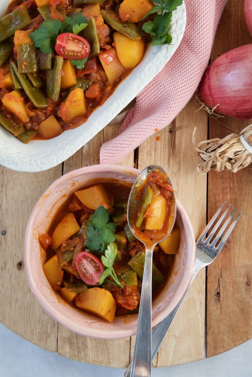 Khorak-e Loobia Sabz – Vegan Flat Green Bean Stew خوراک لوبیا سبز ...