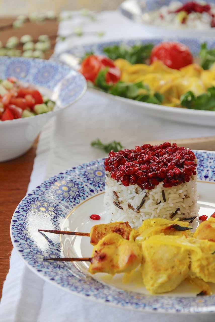 Joojeh Kabab for Sizdah Bedar – Saffron and Lemon Chicken - Labsalliebe