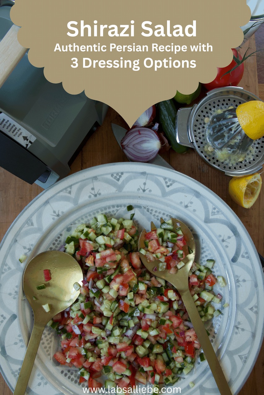 Shirazi Salad – Authentic Persian Recipe with 3 Dressing Options ...