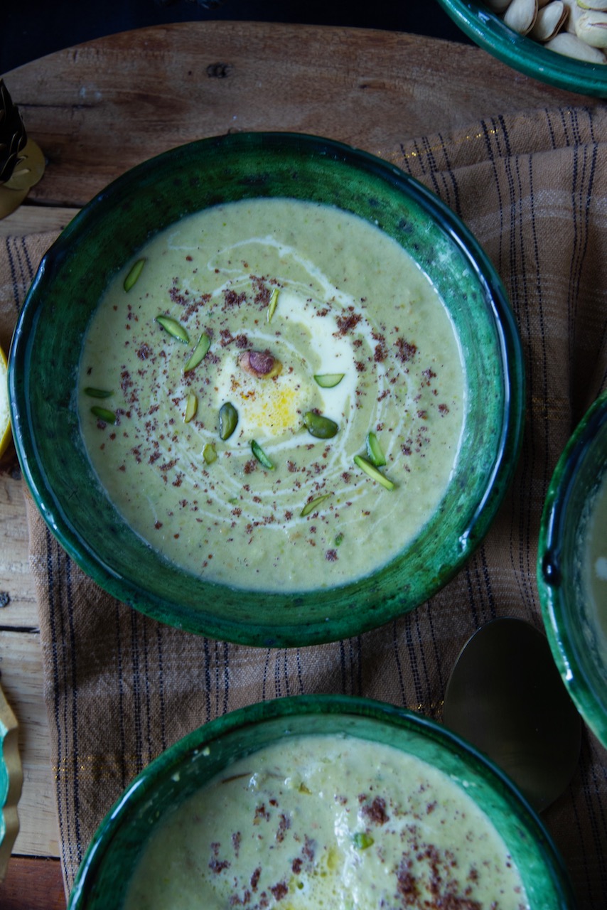 Soup-e-Pesteh - Persische Pistaziensuppe - Labsalliebe