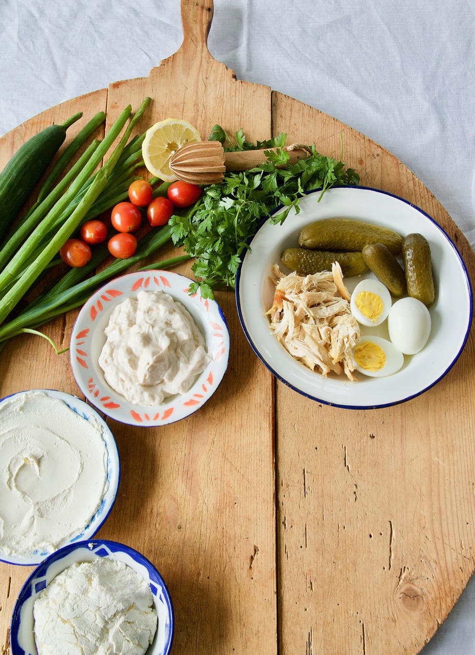 Cake Morgh - Sandwich-Torte mit Hühnchenaufstrich für deine WM-Party ...
