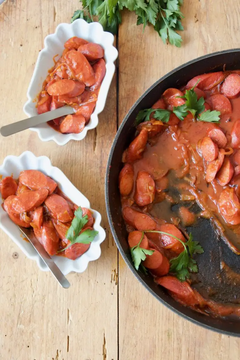 Sosis Bandari - Currywurst nach persischer Art - Labsalliebe