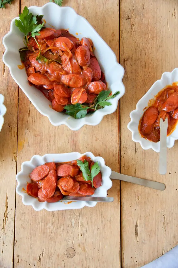 Sosis Bandari - Currywurst nach persischer Art - Labsalliebe