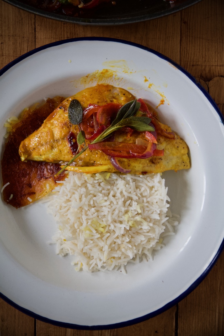 Mahi Zaferani - Doradenfilet in Safran-Sauce ماهی زعفرانی - Labsalliebe
