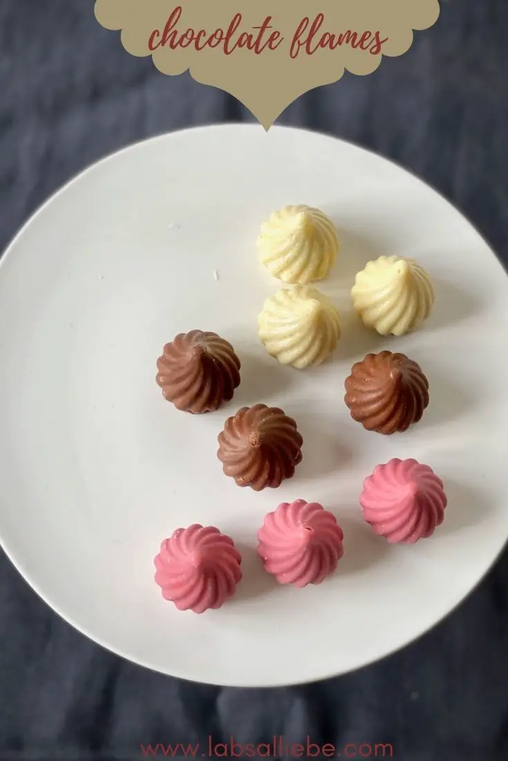 Dreierlei Schokoladen Flammen - Labsalliebe
