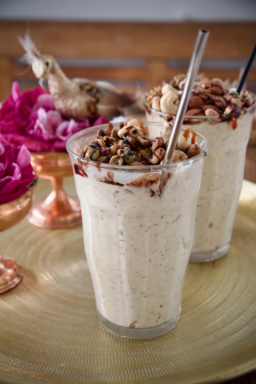Majoon - Dattel-Eis-Shake mit Nüssen معجون - Labsalliebe