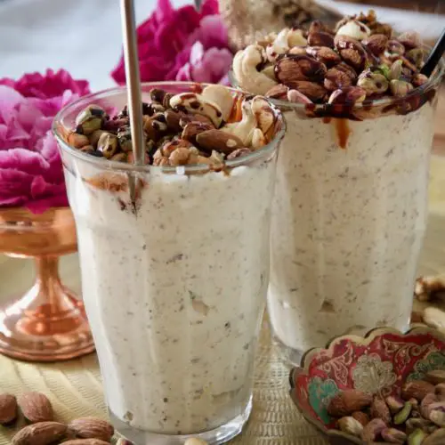 Majoon - Dattel-Eis-Shake mit Nüssen معجون - Labsalliebe