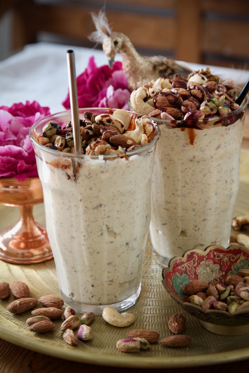 Majoon - Dattel-Eis-Shake mit Nüssen معجون - Labsalliebe