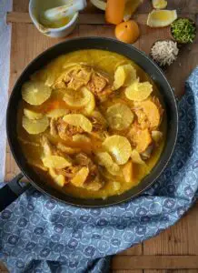 Khoresht-e Porteghal - Orangen-Hähnchenschenkel خورش پرتقال - Labsalliebe