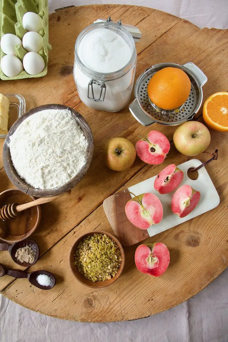 Cake Sib - persischer Apfelkuchen mit Pistazien کیک سیب - Labsalliebe