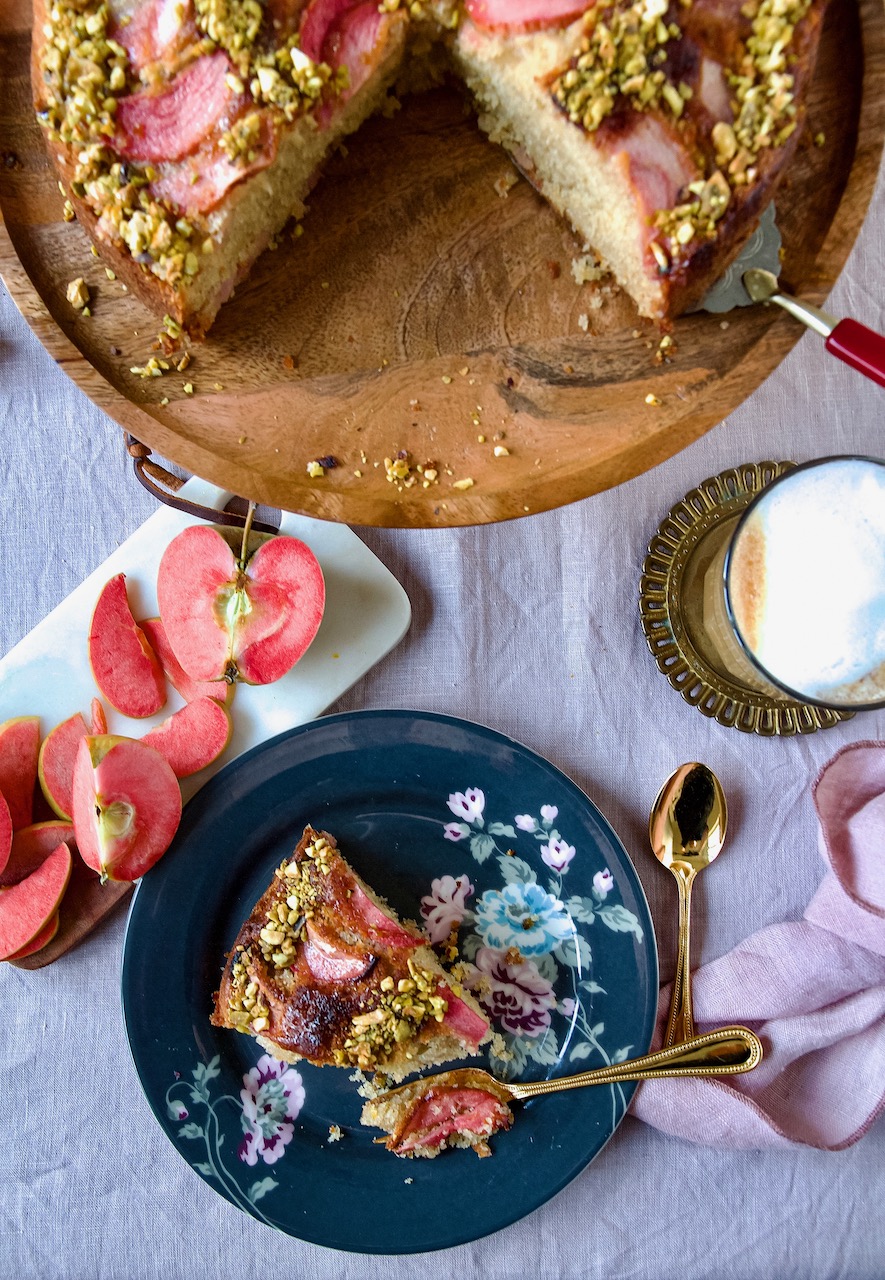 Cake Sib - persischer Apfelkuchen mit Pistazien کیک سیب - Labsalliebe