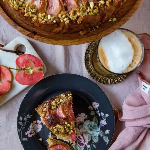 Cake Sib - persischer Apfelkuchen mit Pistazien کیک سیب - Labsalliebe